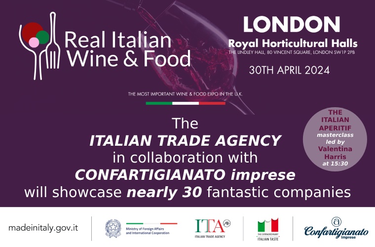 ITA London to present Confartigianato at Real Italian Wine & Food ...